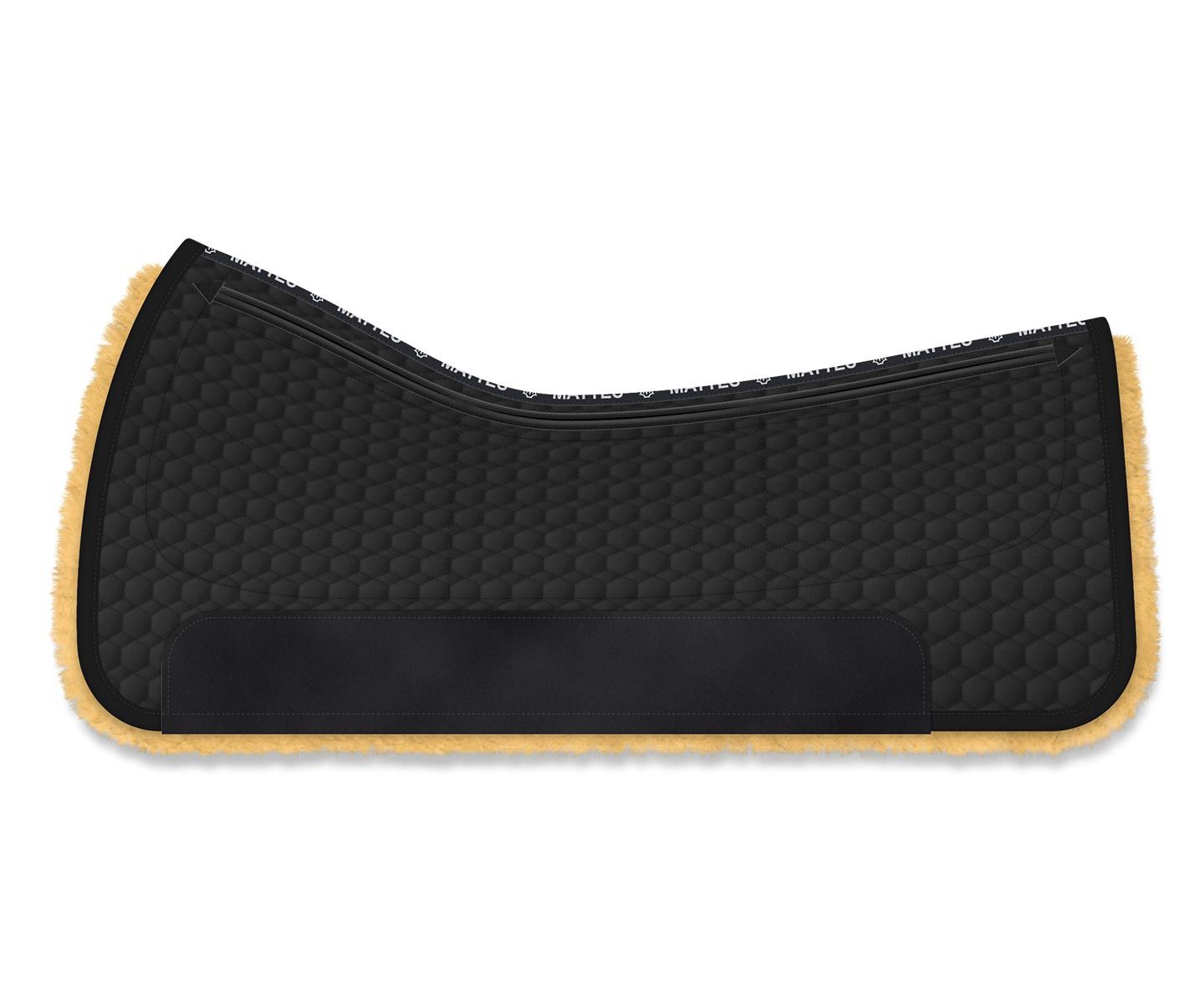 Square Pad Gr.L schwarz/hellgelb - MATTES Online-Shop